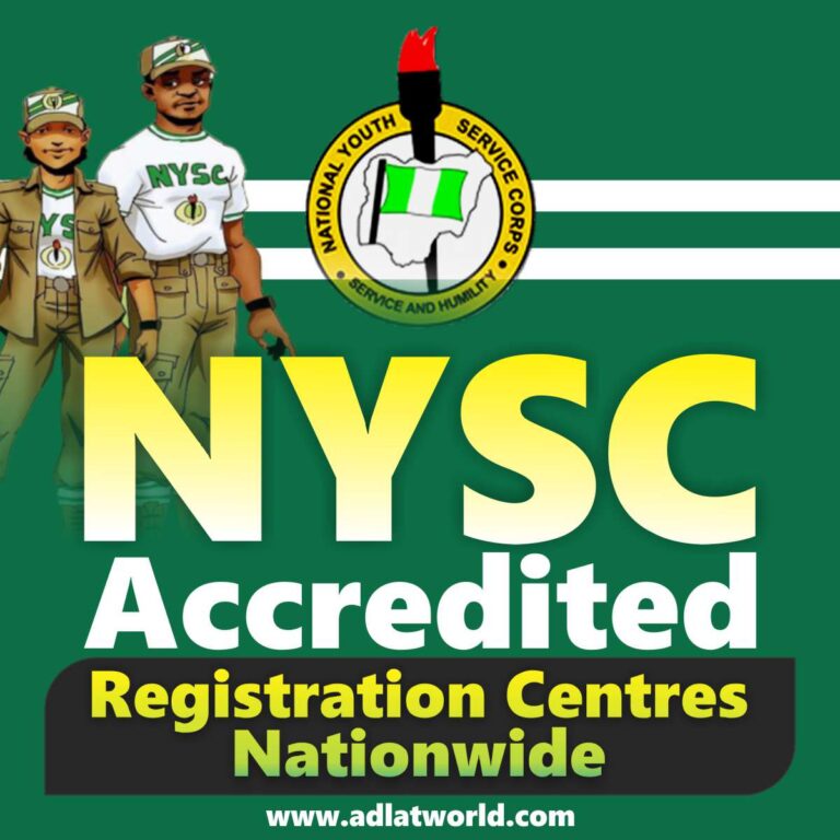 NYSC Accredited Registration Centres Nationwide | ADLATWORLD